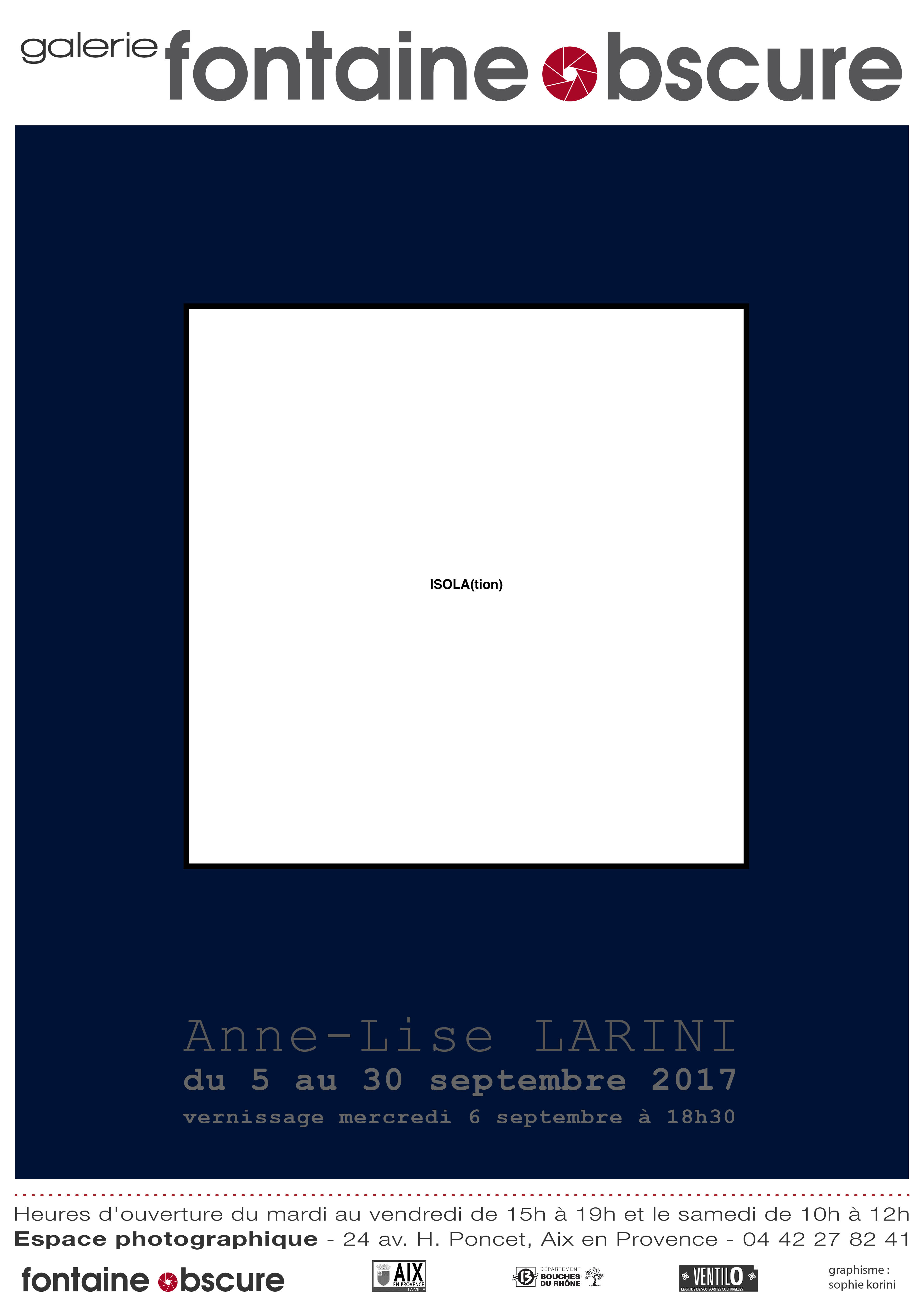 Exposition d'Anne-Lise Larini, ISOLA(tion)